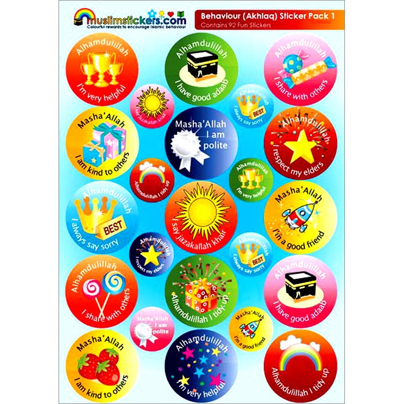 Behaviour Sticker Pack (92 Stickers) – EastWestSouk.ca